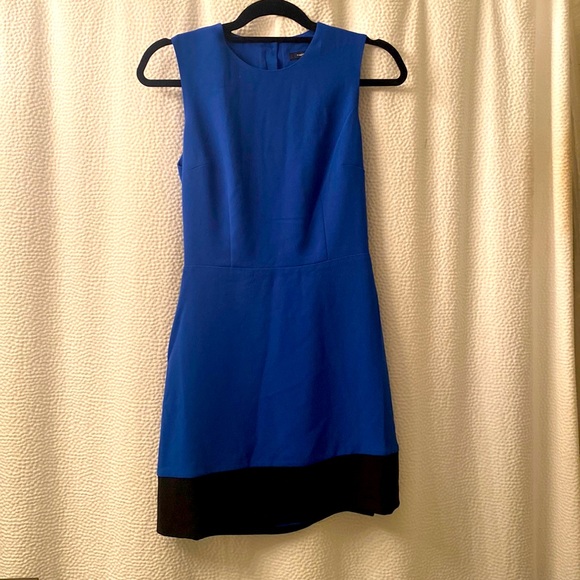 French Connection | Dresses | French Connection Blue And Black Dress ...